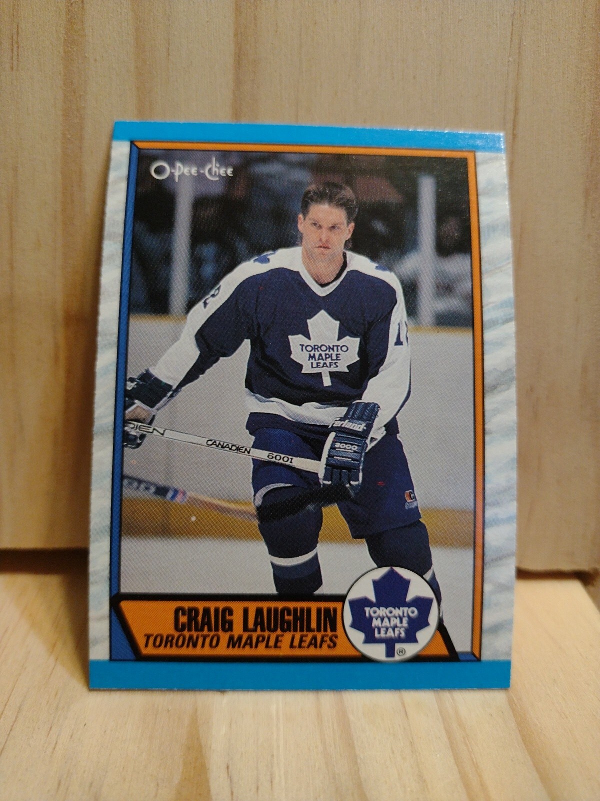 1989-1990 O-Pee-Chee Hockey: TORONTO MAPLE LEAFS #275 CRAIG LAUGHLIN ...