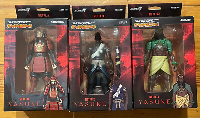Super7 Series Netflix Yasuke Bundle 6” Figures Rare New Free Ship ...