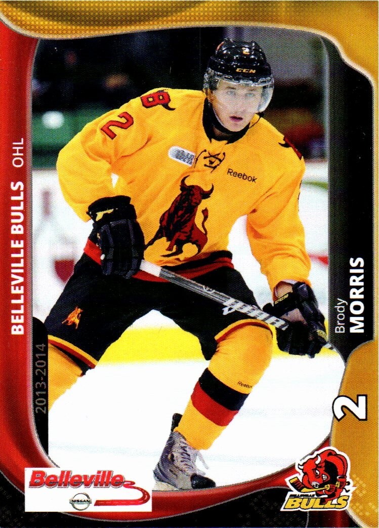 Brody Morris 2013-14 Belleville Bulls | eBay