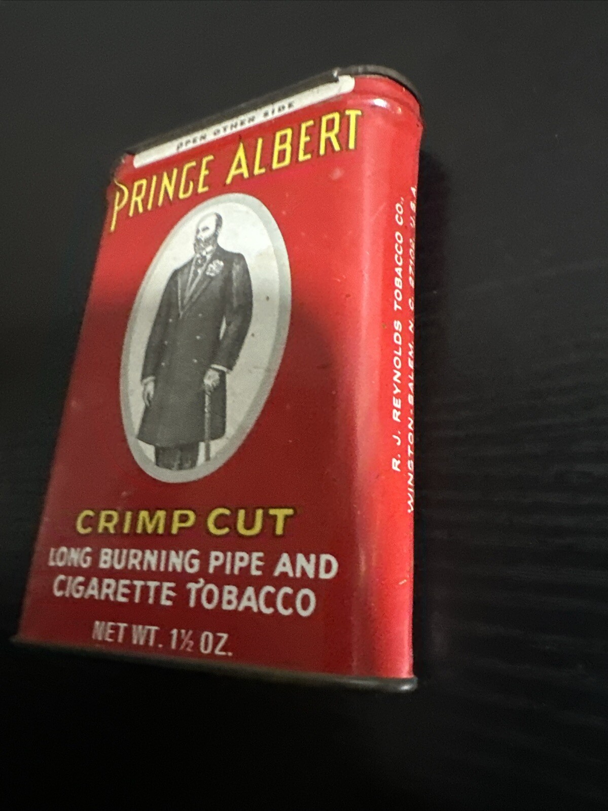Vintage Prince Albert In A Can Crimp Cut Pipe Cigarette Tobacco Tin 4 1 ...