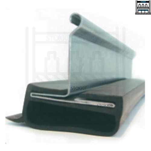 INDUSTRIAL WRAP AROUND ROLLER SHUTTER BOTTOM T RAIL RUBBER DOOR SEAL ...