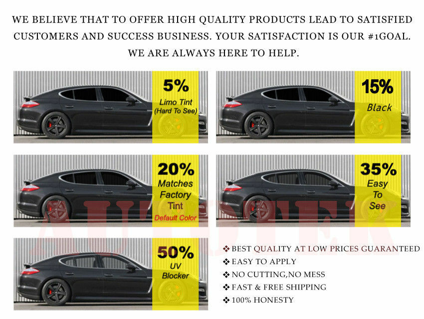 PreCut All Sides + Rear Window Film Any Tint Shade % For Volvo V40 1999 ...