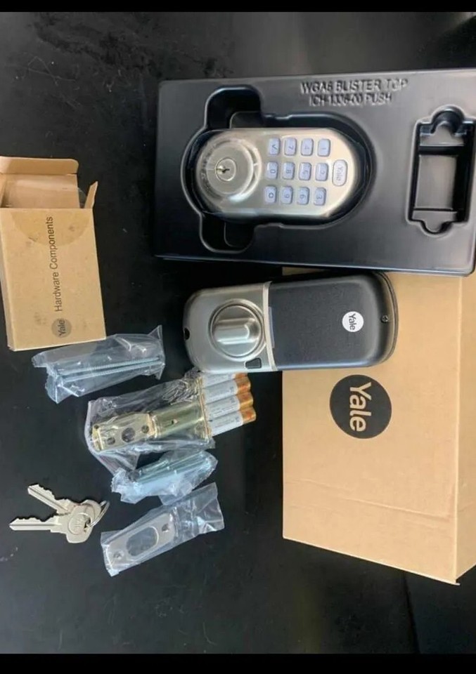 2x New Yale Assure Lock Push Button Deadbolt Nickel YRD216CBA619 ONLY ...