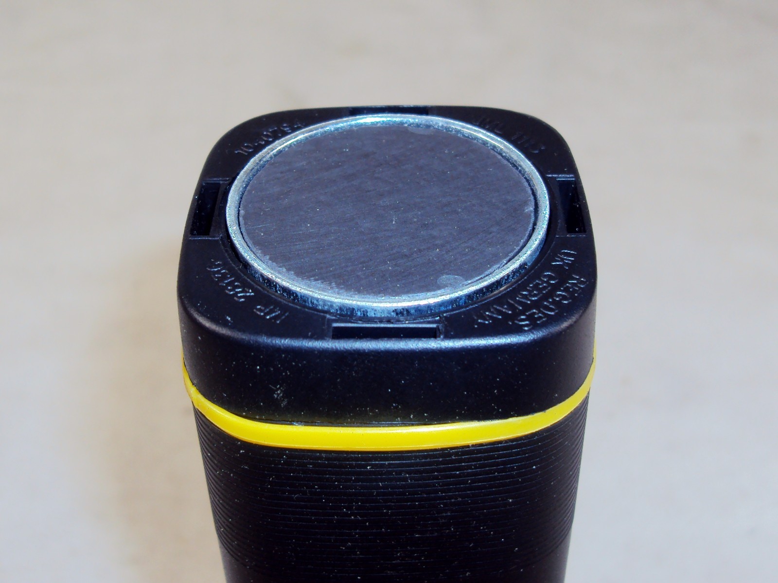 Johnlite Emergency Flashlight W/flashing Amber Lens & Magnetic Mount ...