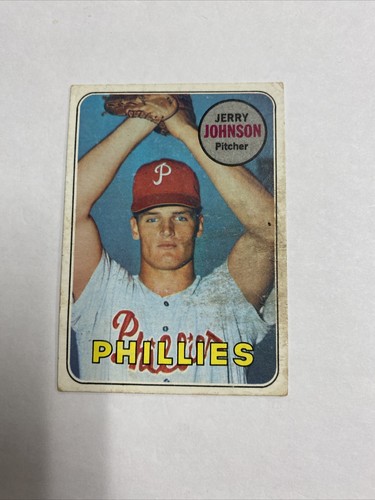1969 Topps Jerry Johnson Philadelphia Phillies Card #253 | eBay