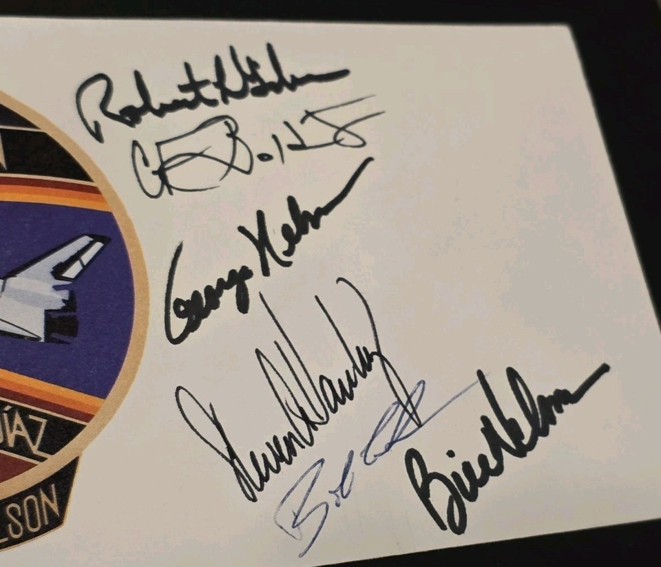 NASA Space Shuttle STS-61C Crew Signed Cover Astronauts Columbia ...