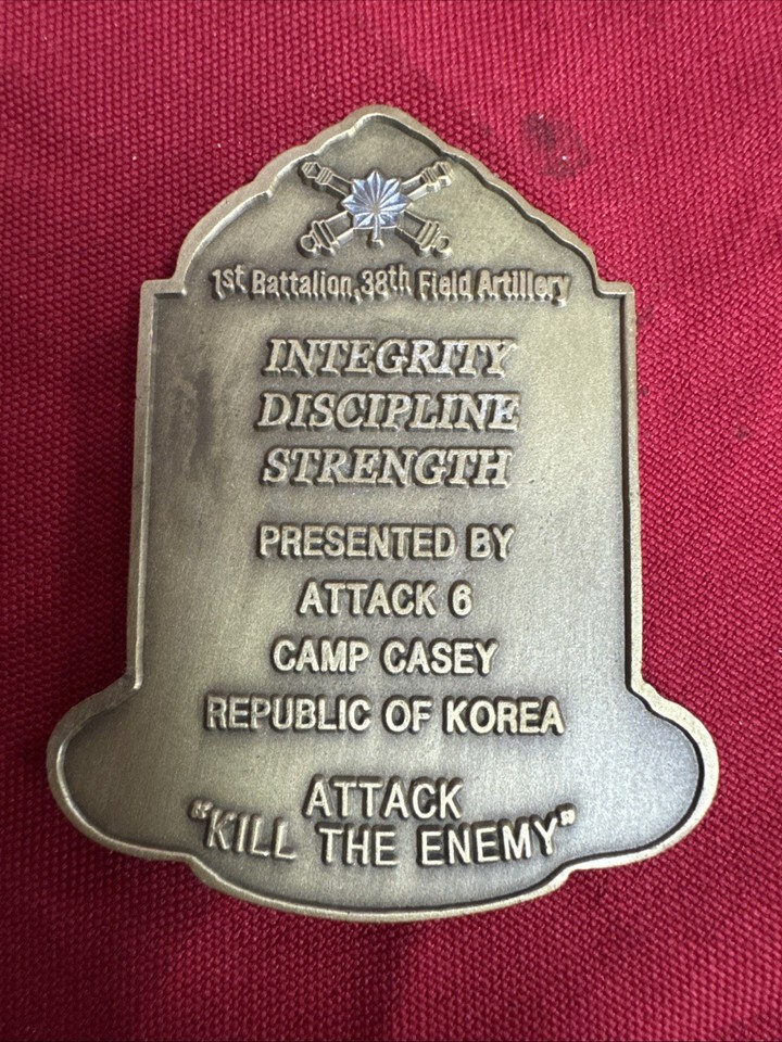 US Army Challenge Coin 1st Battalion 38th Field Artillery C433 | eBay