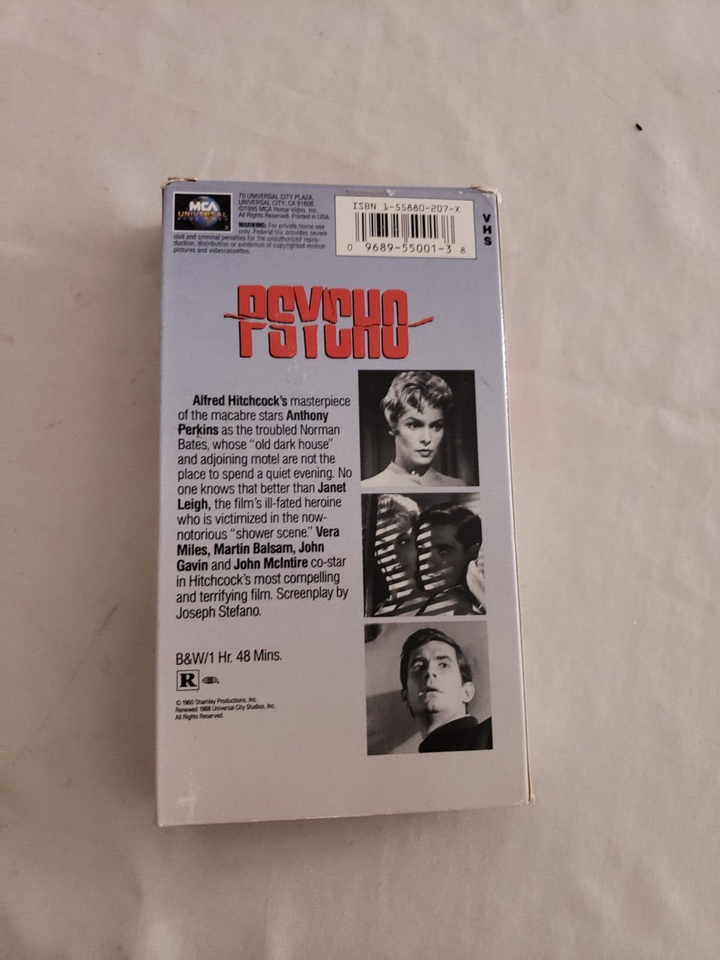Psycho VHS - The Alfred Hitchcock Collection - Pre-Owned - FORMER ...