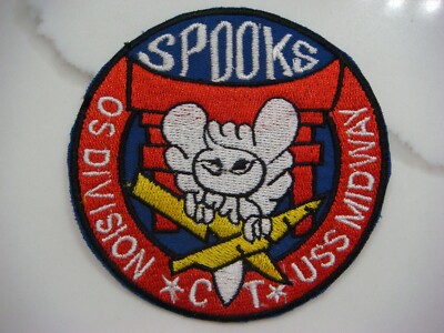 USS MIDWAY CRYPTOLOGIC TECHNICIAN CT SPOOKS, VIETNAM WAR PATCH | eBay