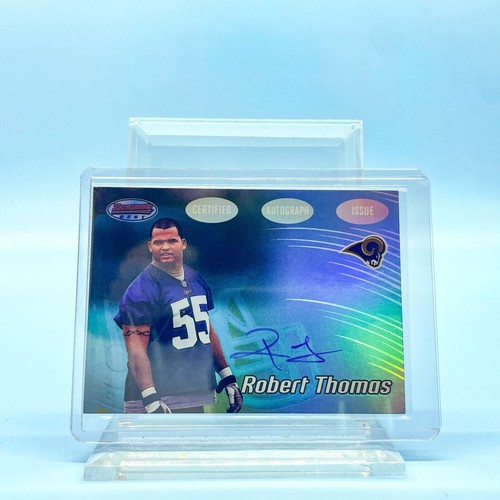 Robert Thomas Rookie Auto - 2002 Bowman's Best - St. Louis Rams | eBay