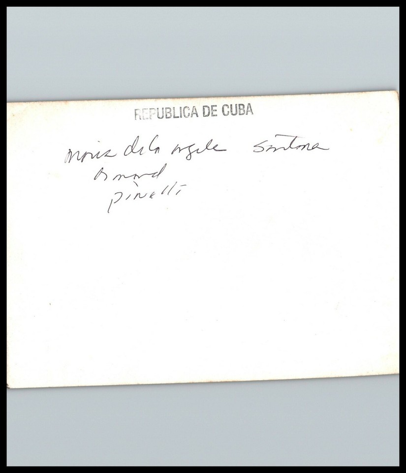 CUBAN CUBA ACTRESS ANGELES SANTANA + GERMAN PINELLI PORTRAIT 1950s ...