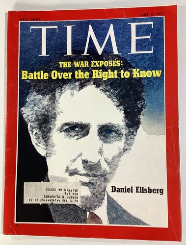 Time Magazine 1971 Rare Ads War Ellsberg Scandal RFK NYC SOHO Art ...