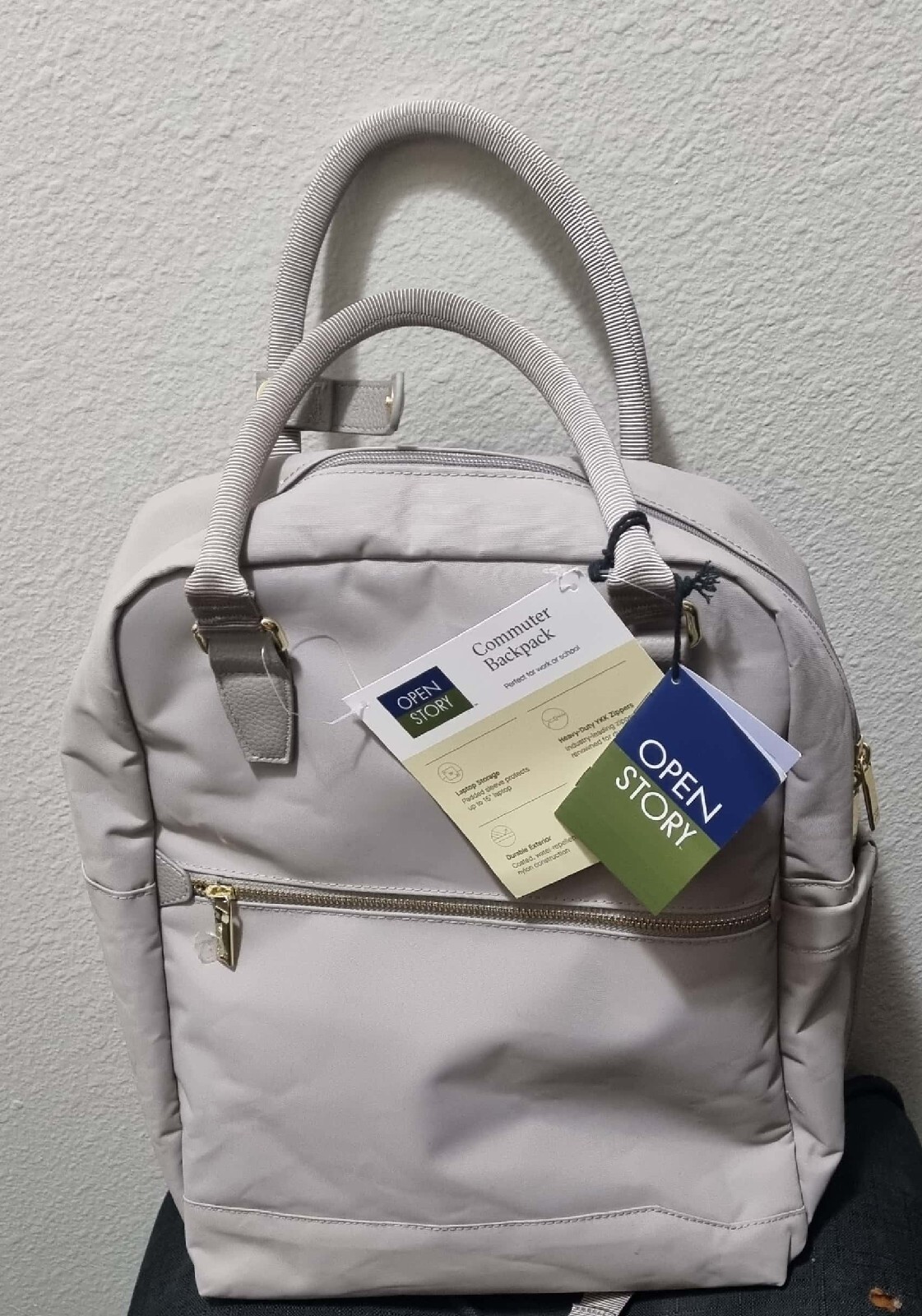 Commuter 16" Backpack Taupe - Open Story 618842421589| eBay
