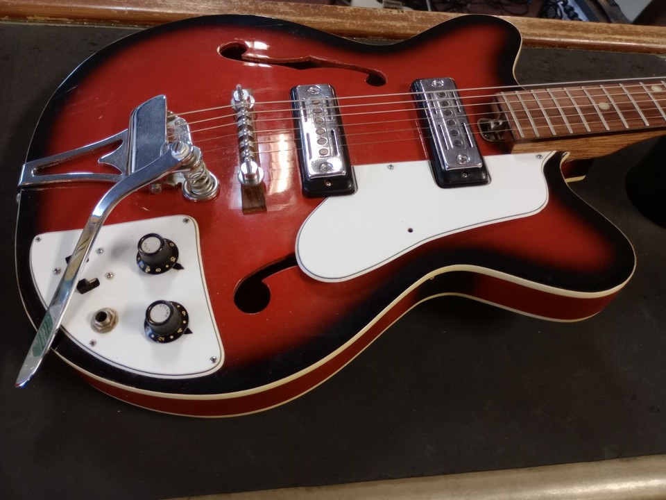 HI LO (Teisco) Semi Hollow Electric Guitar MIJ Late 60s *** FREE ...