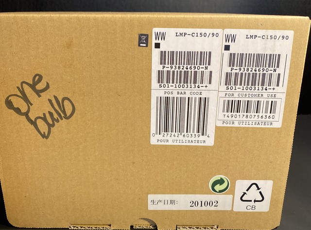 MWave Projector Lamp LMP-C150 for SONY VPL-CS5 VPL-CS6 VPL-CX5 VPL-CX6 ...