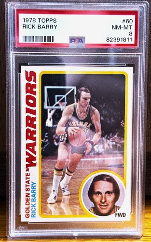 1978 TOPPS BASKETBALL #60 RICK BARRY HOF PSA 8 NM-MT | eBay