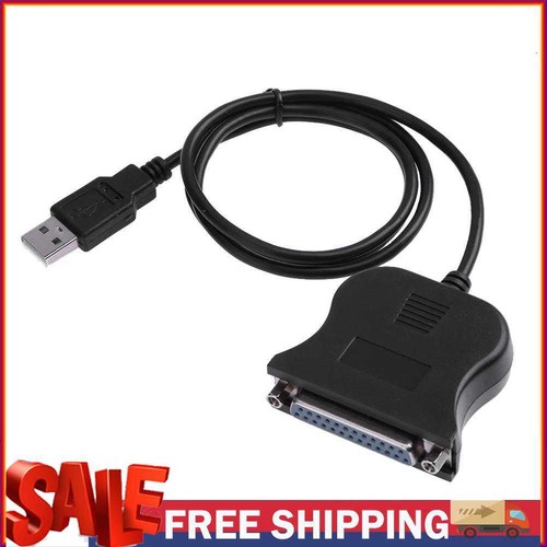 USB 2.0 Male to 25 Pin DB25 Female Parallel Port Printer Adaptor Cable ...