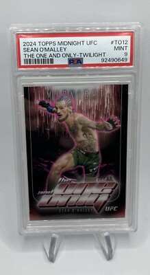 2024 TOPPS MIDNIGHT UFC THE ONE & ONLY TWILIGHT #TO-14 PSA 9! /99 🔥 | eBay