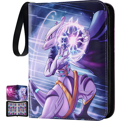 Pokemon Inspired Trading Card Binder Collectible Album for TCG Cards ...
