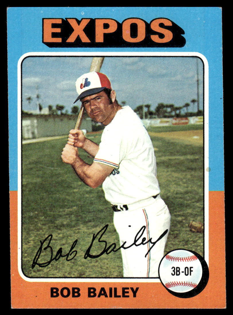 1975 Topps Bob Bailey #365 Montreal Expos Baseball Card | eBay