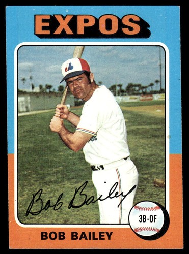 1975 Topps Bob Bailey #365 Montreal Expos Baseball Card | eBay