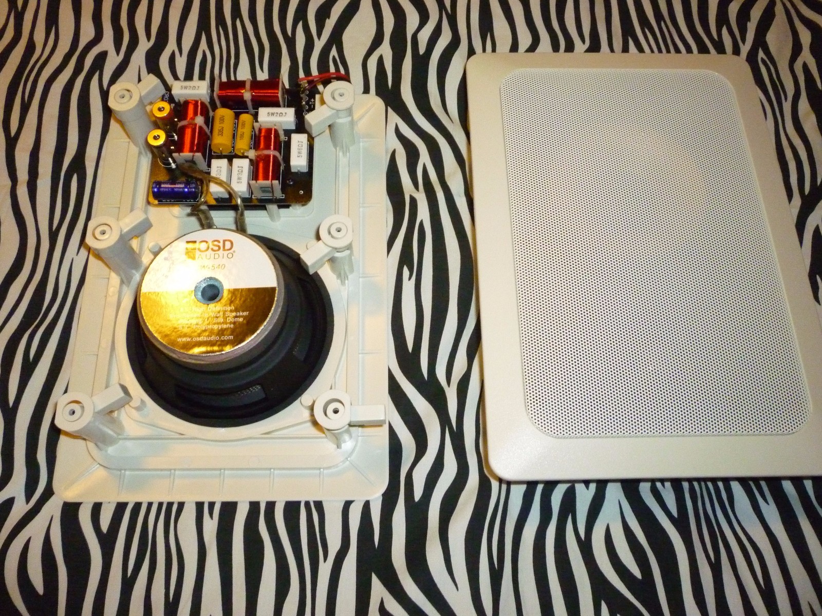 OSD Audio IW-540 5.25-inch Polypropylene In-Wall Speaker Pair - Out Of ...