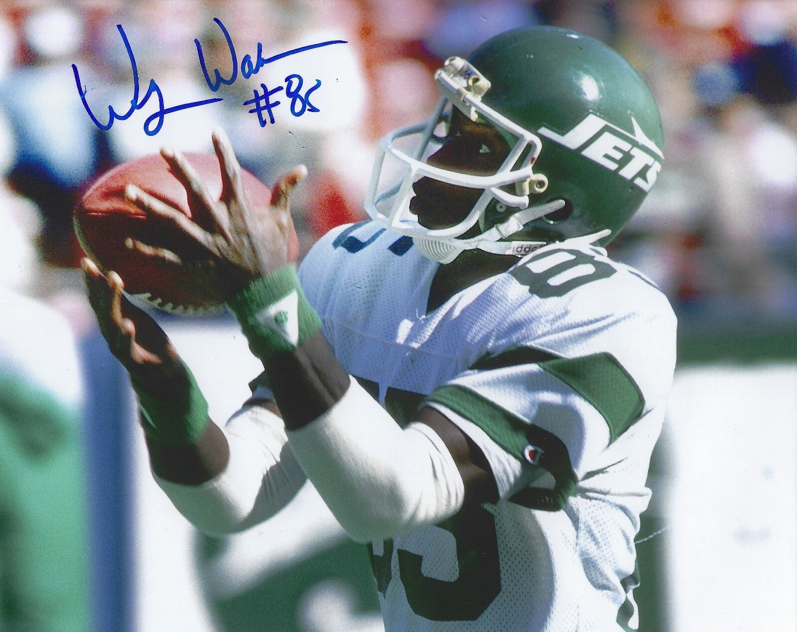 NEW YORK JETS WESLEY WALKER SIGNED 8X10 PHOTO W/COA | eBay