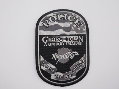 Georgetown Kentucky Police Dept Subdued Patch | eBay