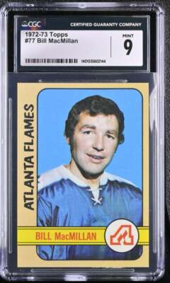 1972-73 TOPPS #77 BILL MACMILLAN 9 MINT RC ROOKIE FLAMES 936 | eBay