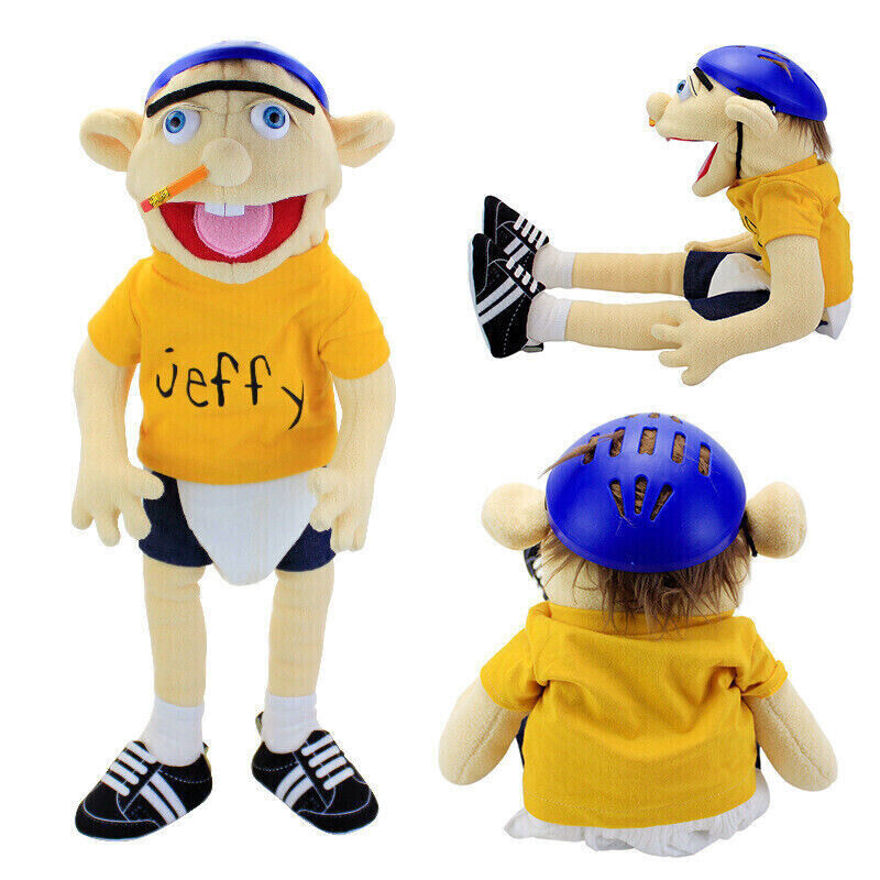 Cute Jeffy Hand Puppet Jeffy Plush Toy 23" Stuffed Doll Plush Toy Kids ...