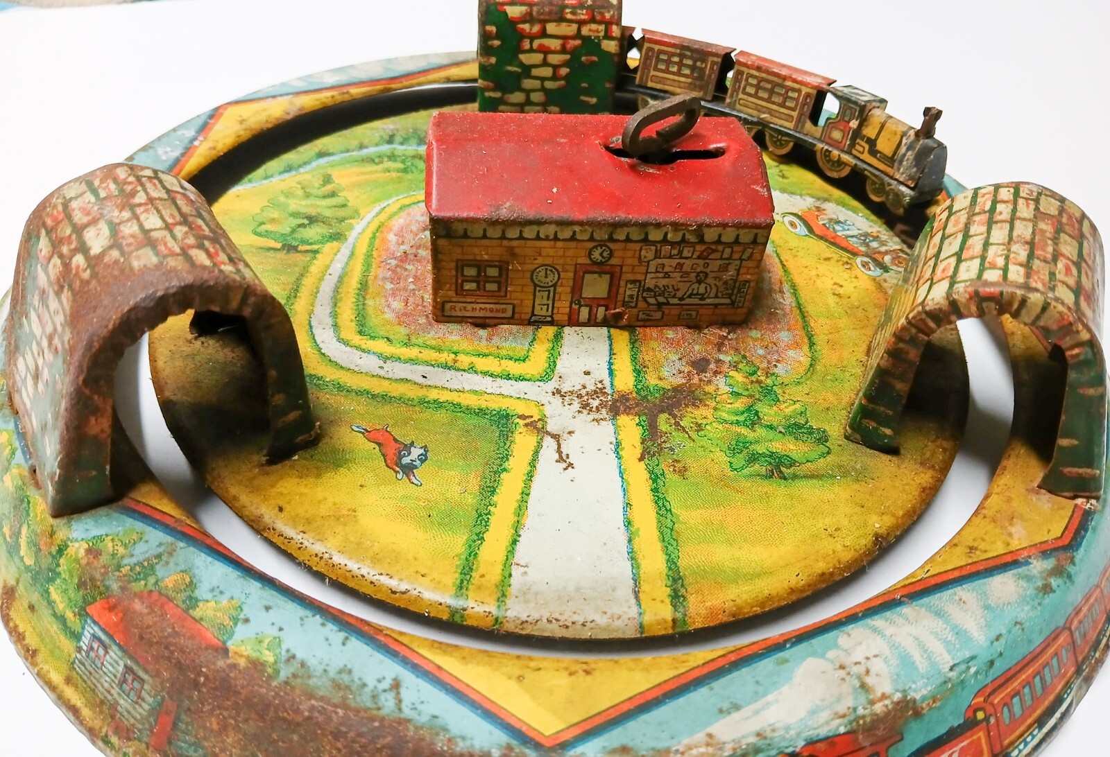 HONEYMOON EXPRESS TRAIN WIND UP Louis Marx | Grelly USA