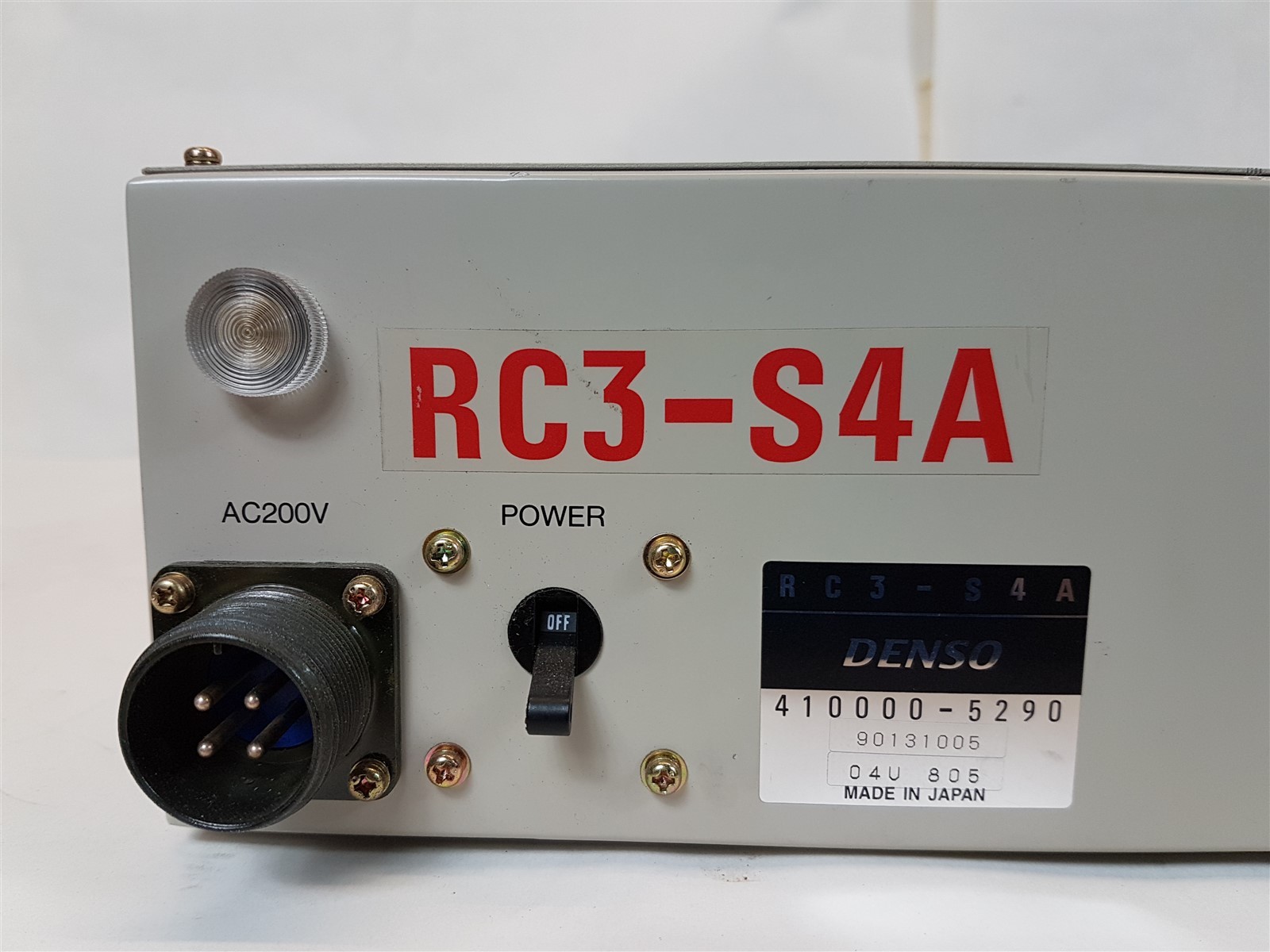 Denso RC3-S4A Robot Controller 200VAC RS232C - Good Used Condition | eBay