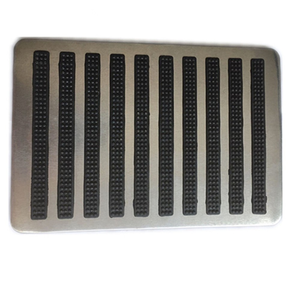 Stainless Steel Plate Carpet Mat Universal Car Interior Floor Mat Foot ...