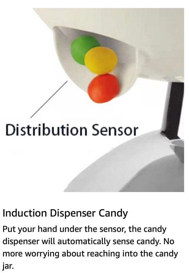 KolmonActivated Touch-free Dispenser Automatic Candy Dispenser Motion ...