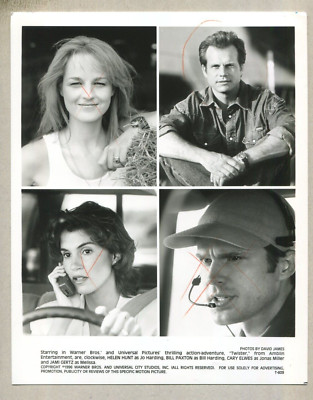 Twister- Helen Hunt, Bill Paxton, Gary Elwes, Jami Gertz promo press ...