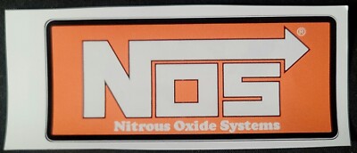 NITROUS STICKER "NOS" 4 3/4 X 2" PEEL OFF | eBay