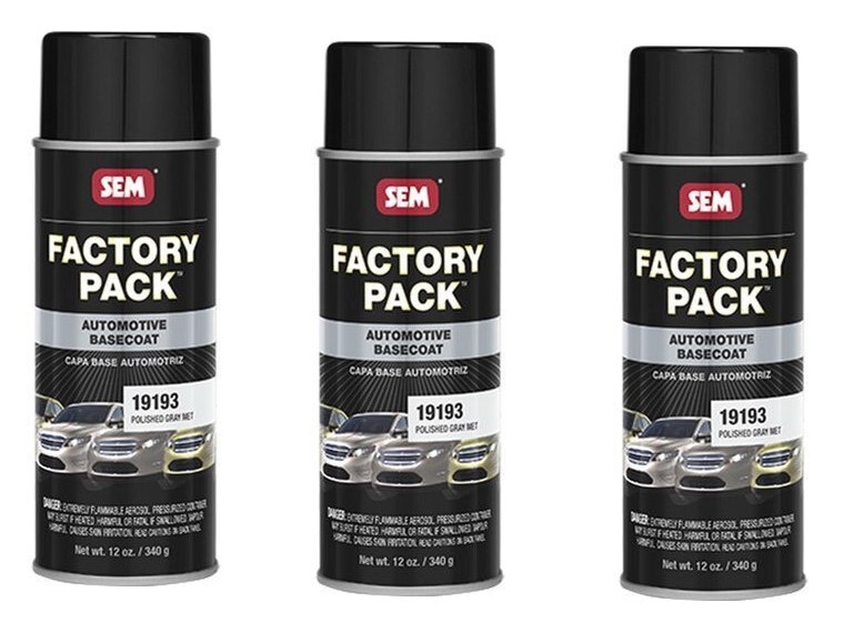SEM Factory Pack: 19193 Polished Gray Metallic (3 Pack) | eBay
