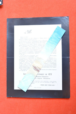 Faire-part décès, de Guy, au Roz en Le Quillio, Côtes-du-Nord, 1913 | eBay