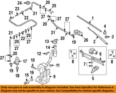 VOLKSWAGEN OEM 04-23 Arteon Wiper Washer Components-Coupling 1J0955875P ...