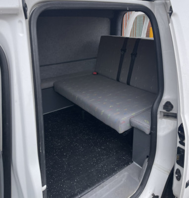 VW Caddy SWB Rock and Roll bed frame and belts. | eBay UK