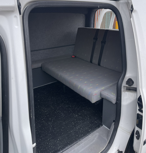 VW Caddy SWB Rock and Roll bed frame and belts. | eBay UK