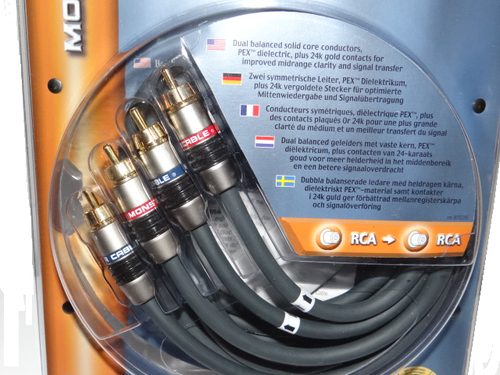 Monster Cable Interlink 300 MKII - RCA Stereo Audio Interconnect 2M 6.6 ...