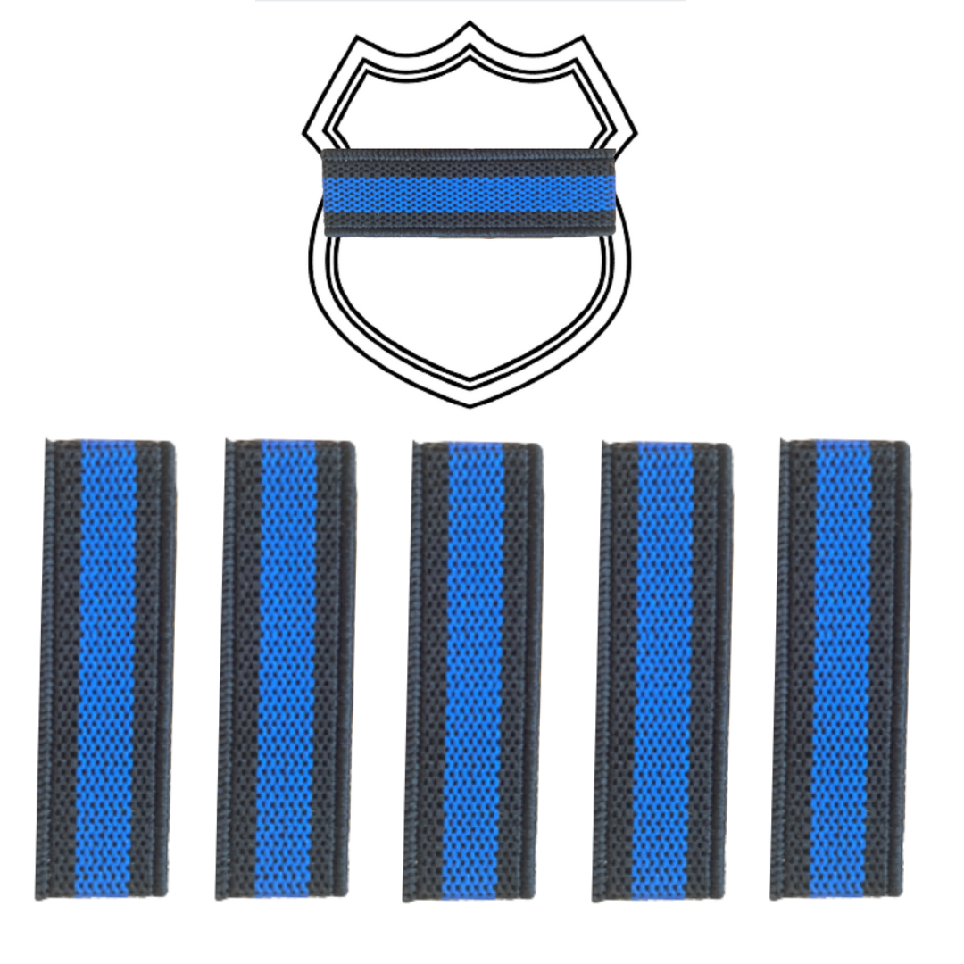 Uniform Funeral Thin Line Mourning Bands(Packs of Red/ Blue/ Black ...