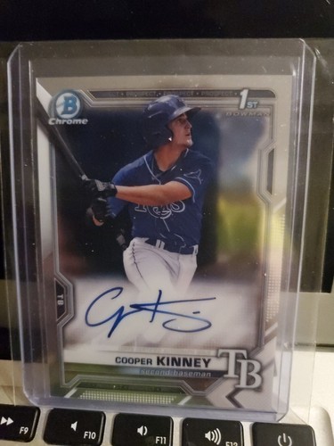 COOPER KINNEY AUTOGRAPH ROOKIE 1st 2021 Bowman Chrome Rays | eBay