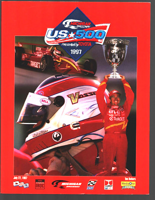 1997 CART U.S. 500 Indy Race at Michigan Speedway Program w/Sew On ...