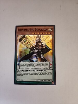 Dharma-Eye Magician BOSH-EN096 - Super Rare Yugioh! Holo Foil Nice! | eBay