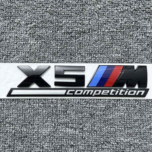 Black X5 M Competition Trunk Emblem For BMW X5 F85 F95 G05 Lettering ...