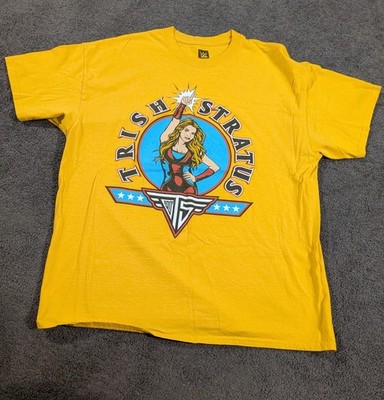 Trish Stratus WWE Authentic Men's T-shirt Size XL | eBay