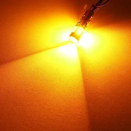 3600 Lumens 1156 7506 Amber LED Turn Signal Light Bulbs Super Bright ...