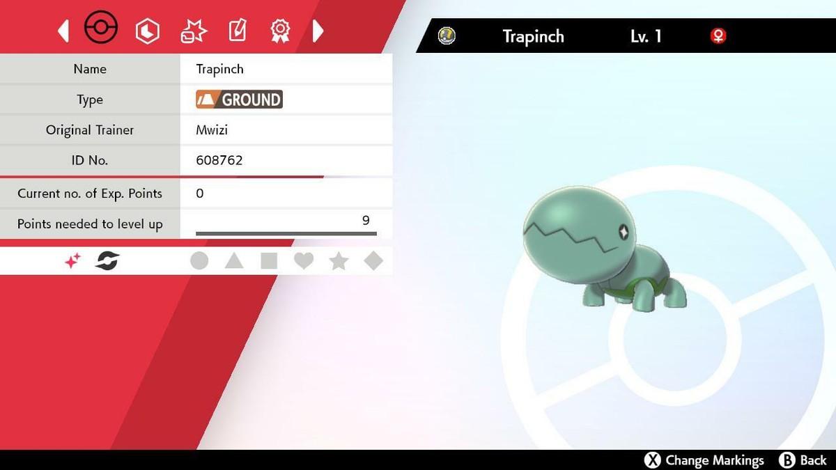 Pokemon Shiny Trapinch
